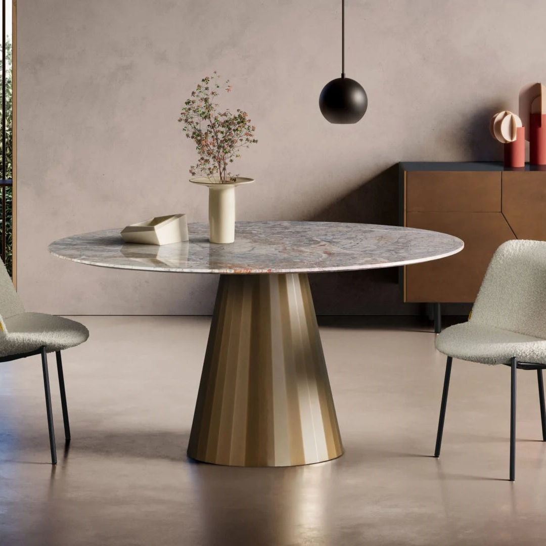 Dorico Round Dining Table – Antonini Modern Living